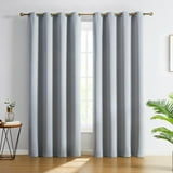 THD Cambridge 100% Blackout Total Privacy Grommet Window Treatment Curtain Panels - Set of 2 ...
