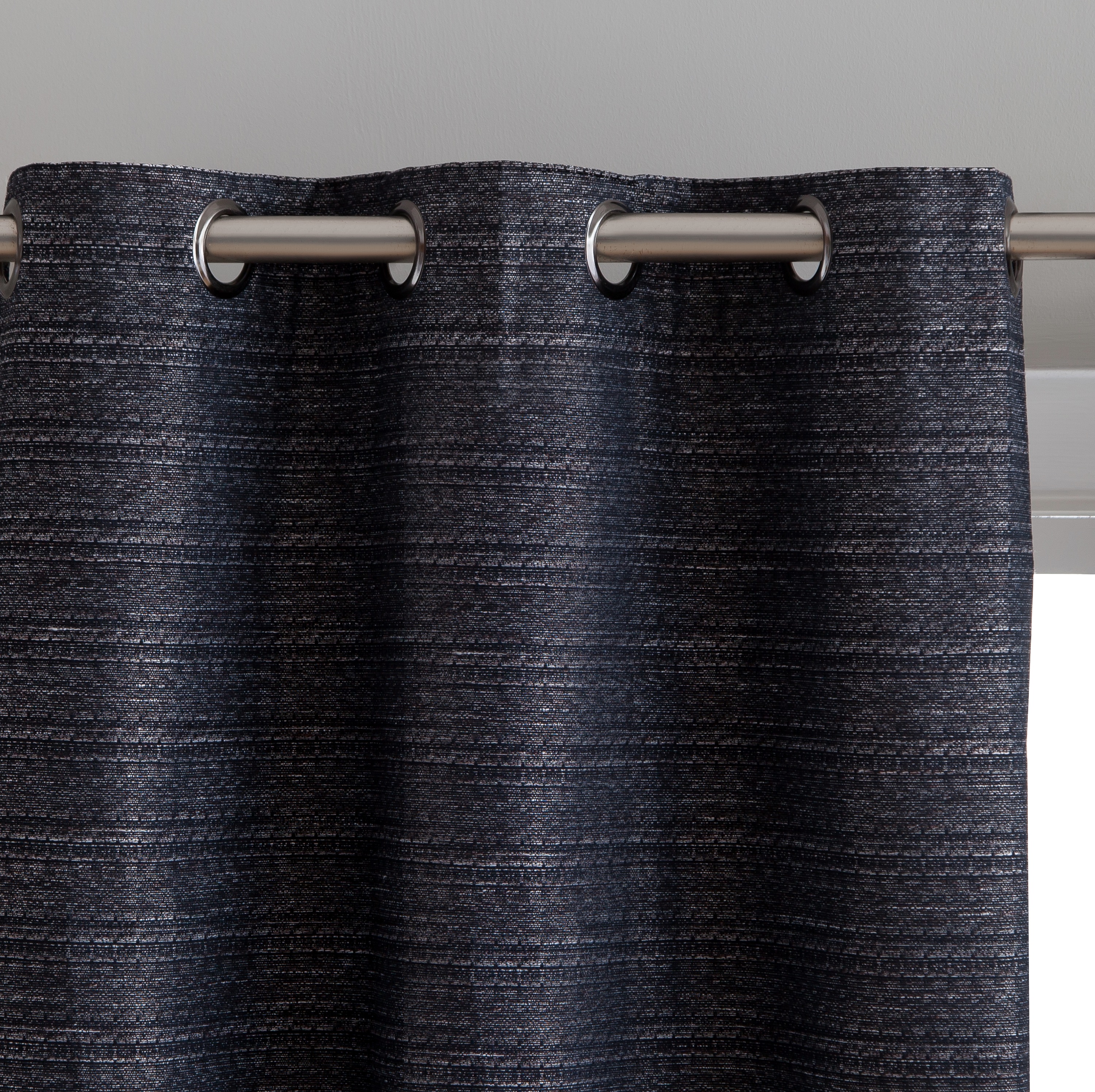 THD Elizabeth Textured 100% Full Blackout Thermal Window Curtain ...