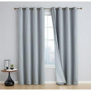 THD Royal Lattice Decorative Privacy Room Darkening Grommet Window Drapes Curtain Panels - Pair ...