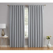 THD Paisley Print Damask Room Darkening Grommet Curtain Panels, Energy Efficient, 50x84 ...