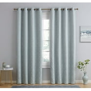 THD Cambridge 100% Blackout Total Privacy Grommet Window Treatment Curtain Panels - Set of 2 ...