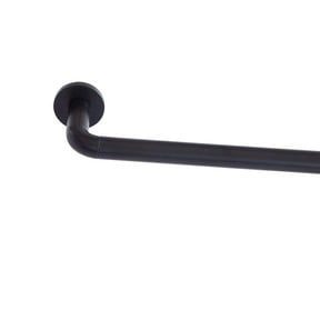 Mainstays Matte Black 3/4 Inch Diameter Wrap Around Curtain Rod, 30 to ...