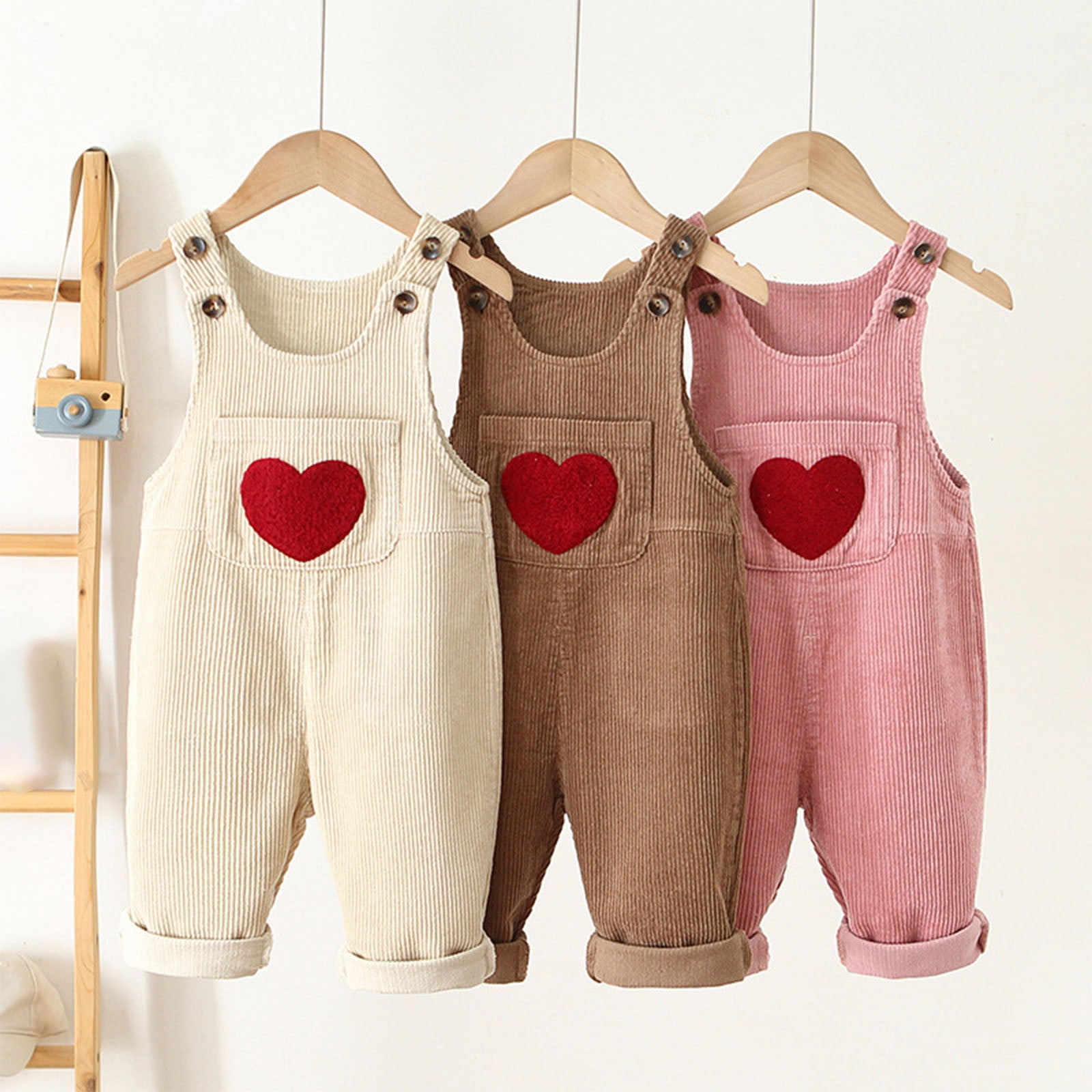 THDHVS Girls Overalls,Toddler Overalls Boy,Kids Fall Winter Corduroy ...