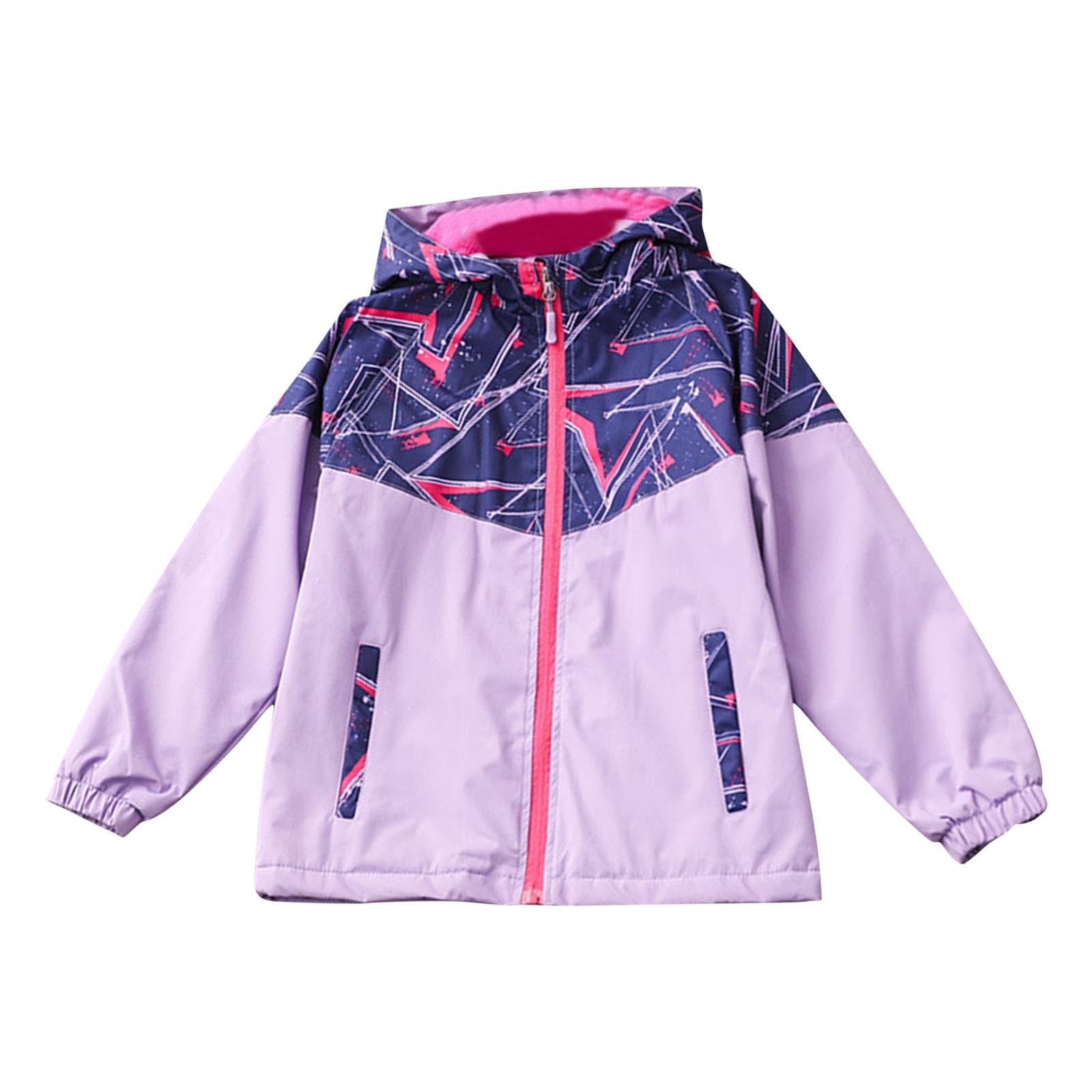 THDHVS Kids Rain Jacket Fashion Kids Casual Coat Watertightness ...