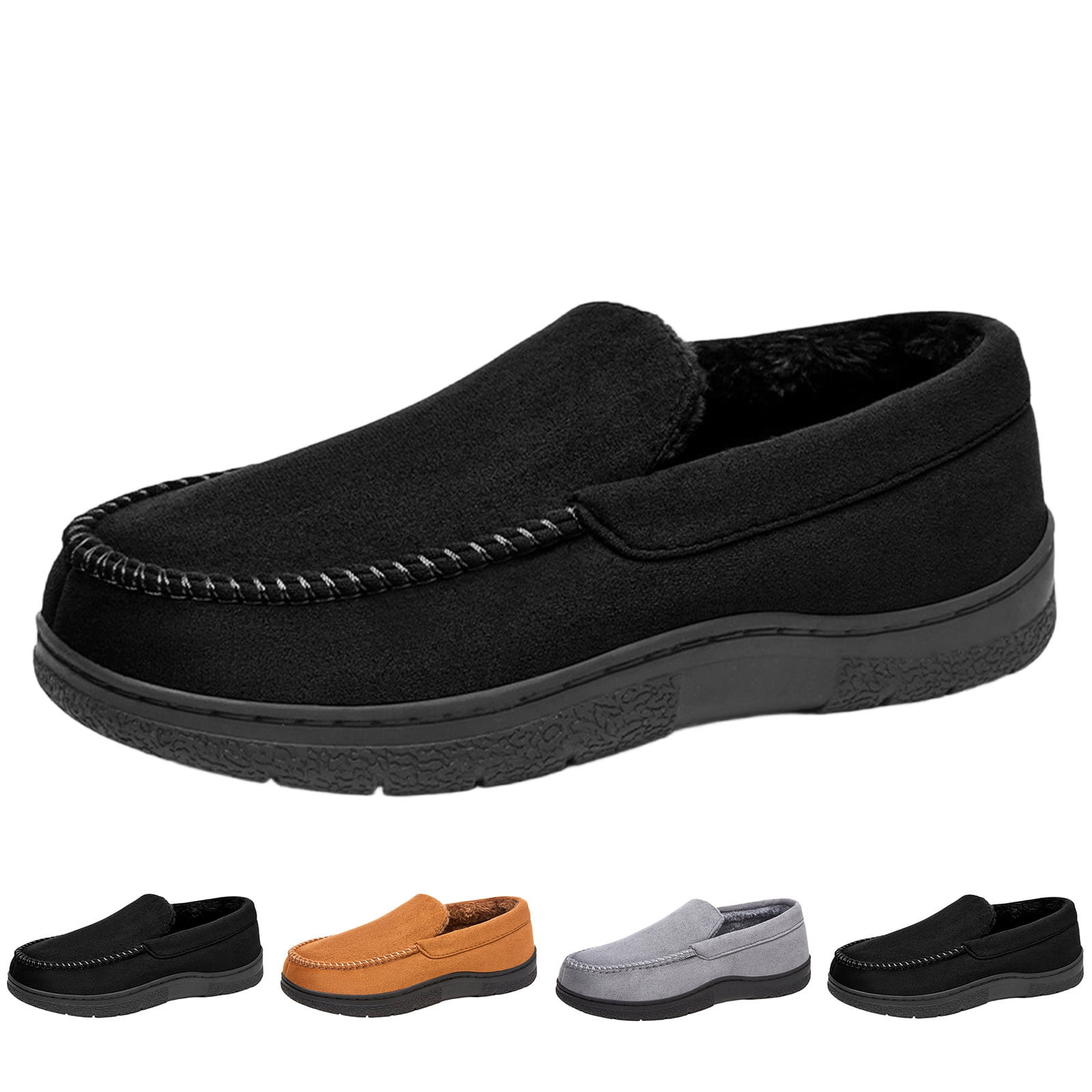 THDHVS Shoes for Men,Mens Casual Shoes,Men Plus Size Fleece Lined Snow ...