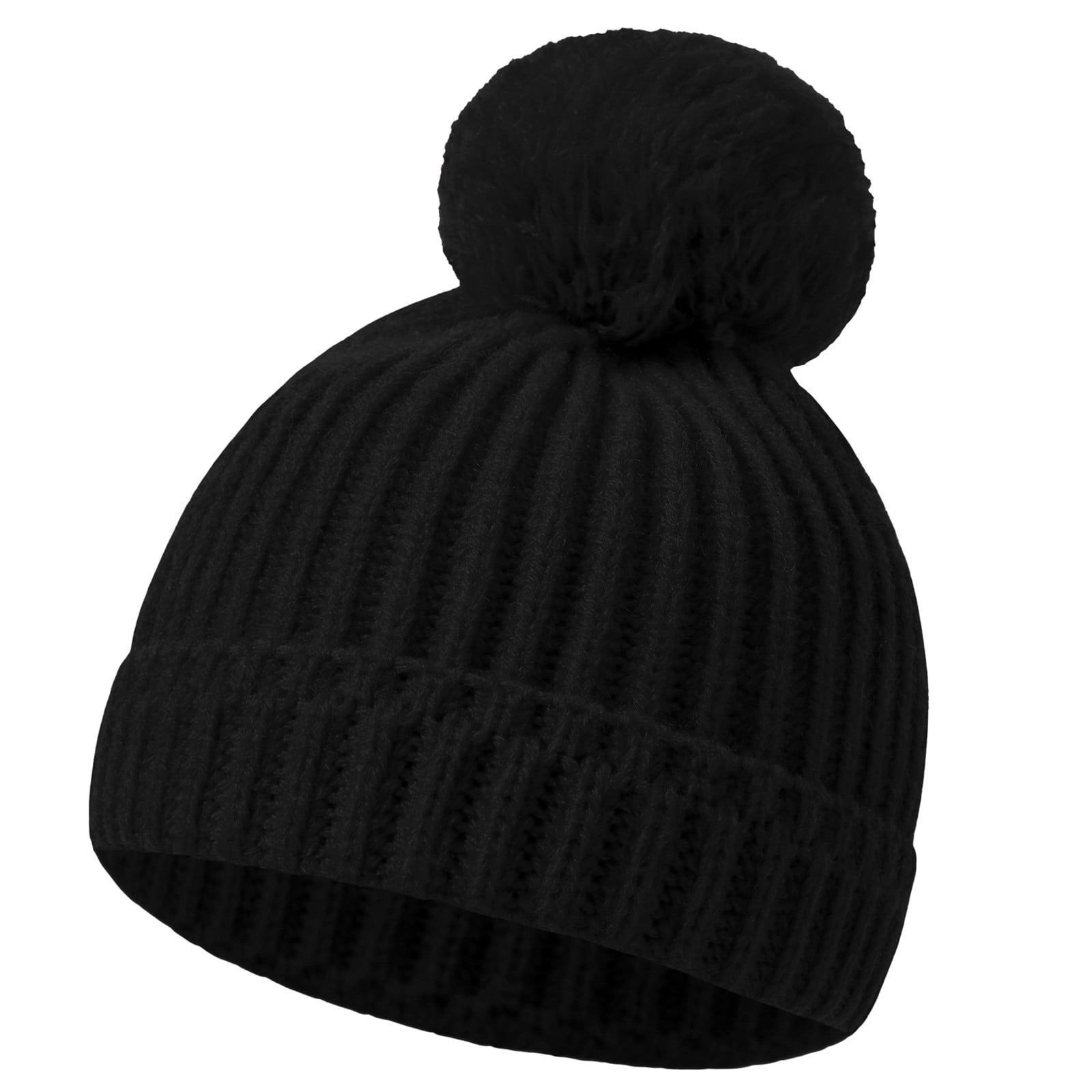 THDHVS Toddler Winter Hat Baby Solid Color Knitted Woolen Hat for Boys ...