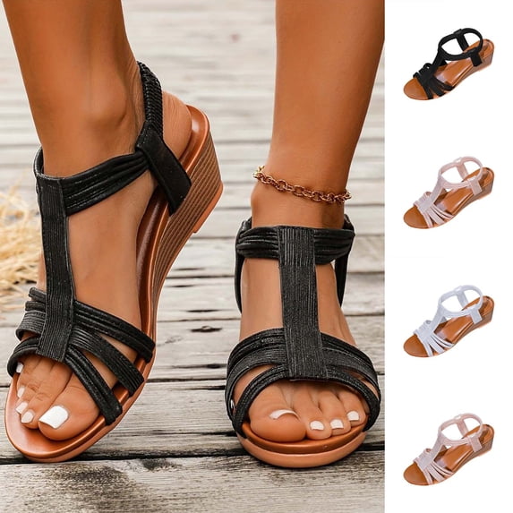 THDHVS Womens Wedge Sandals,Comfortable Sandals for Women,Fashion ...
