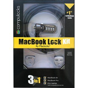 THE 3 IN 1 MACBOOK LEDGE KIT MAC AIR/PRO ADAPTERS & COMBO LOCK ...