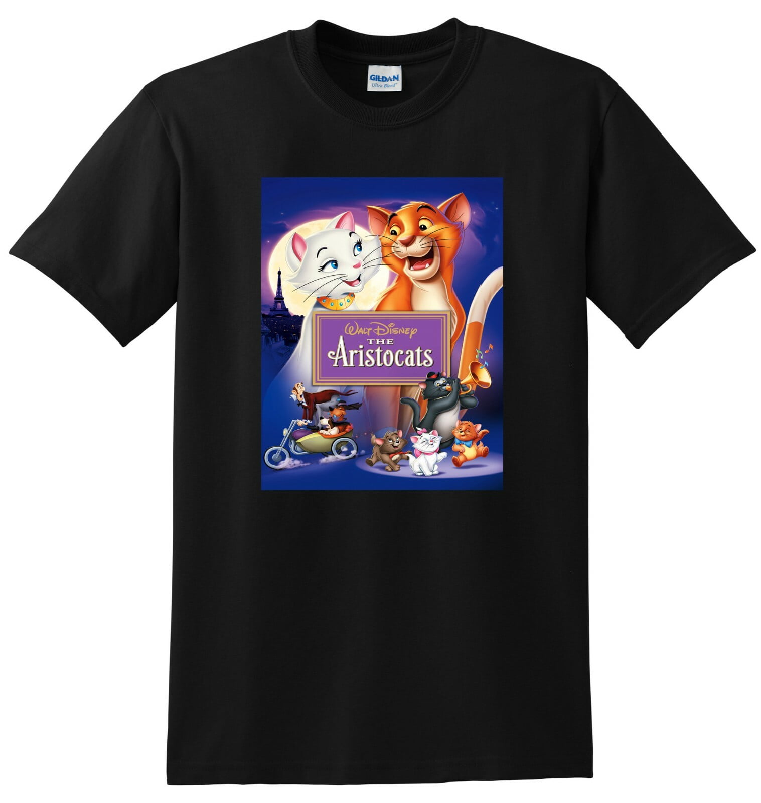 THE ARISTOCATS T SHIRT 4k bluray dvd cover SMALL MEDIUM LARGE or XL ...