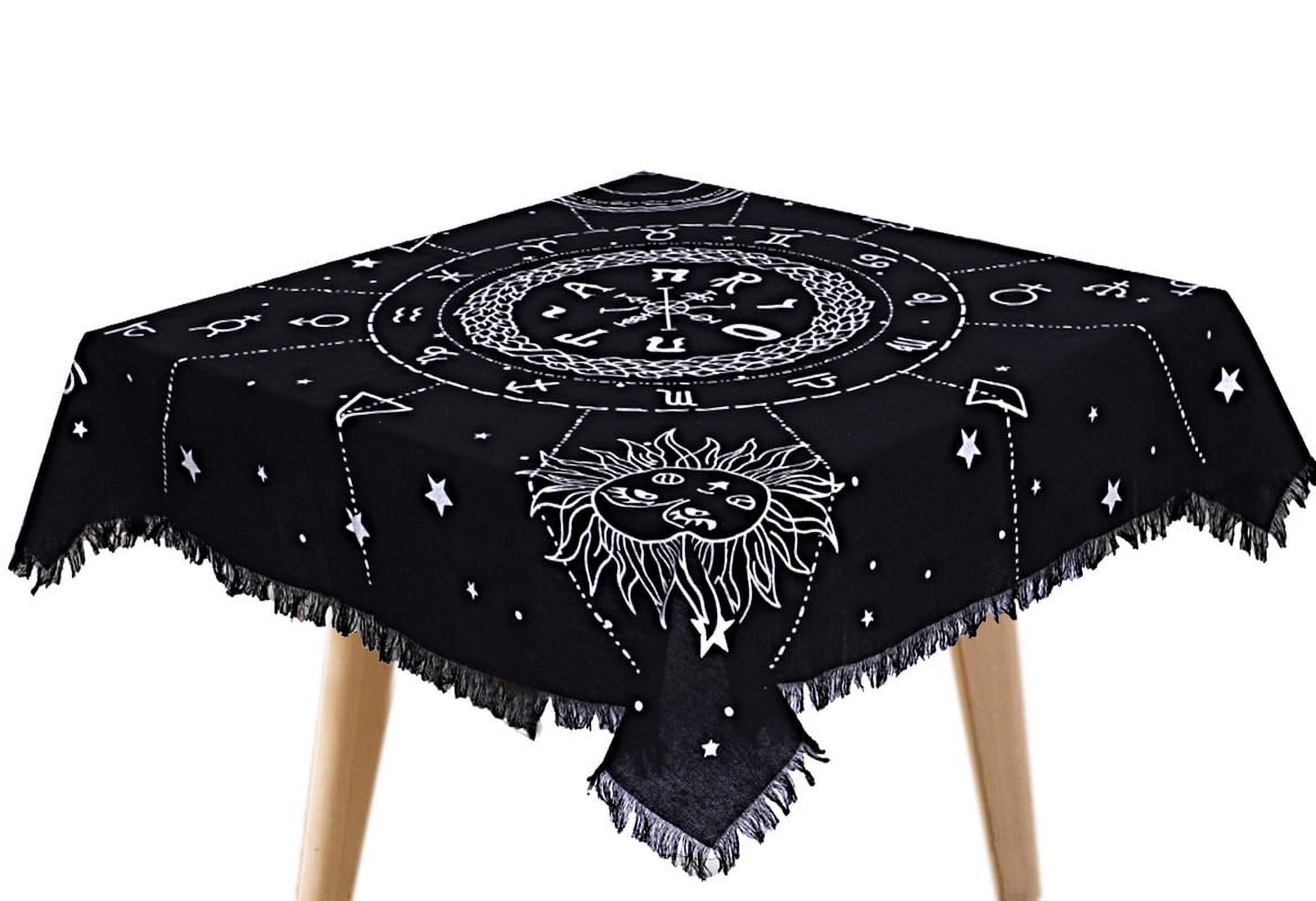 12 Constellations Tarot Card Tablecloth Board Game Velvet Divination ...