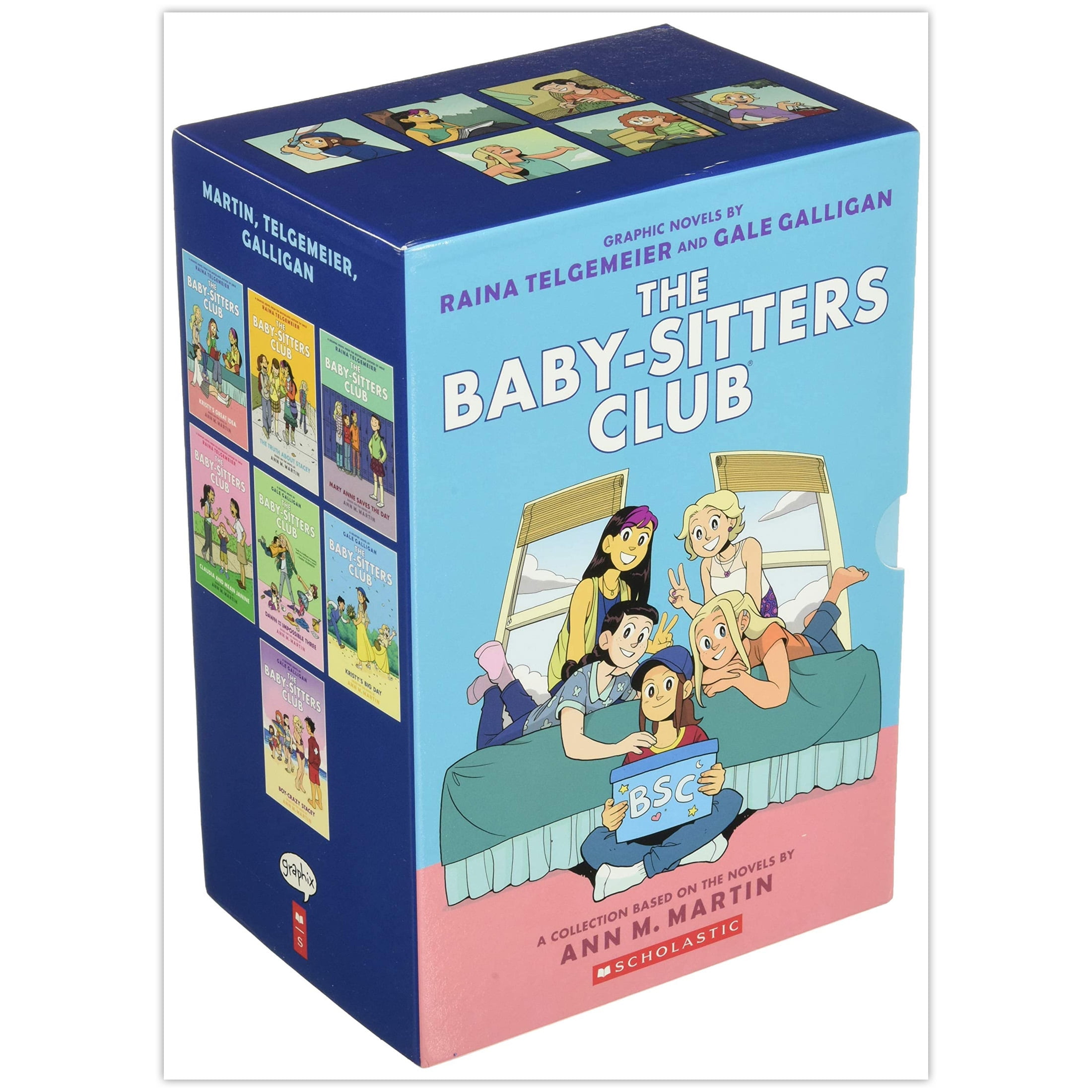 THE BABY-SITTERS CLUB GRAPHIX#1-7: A GRAPHIX COLLECTION: FULL-COLOR EDITION [Paperback ...