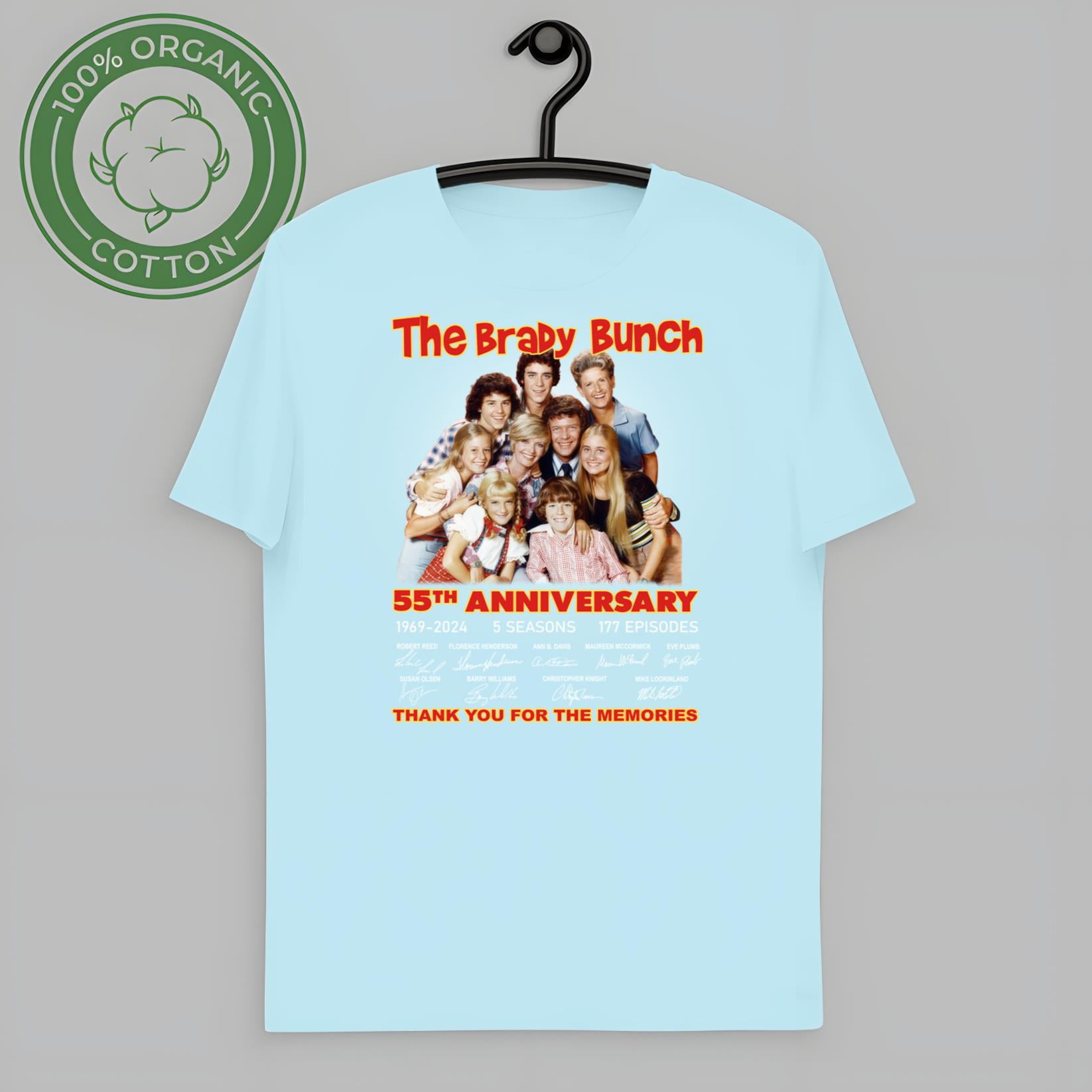 THE BRADY BUNCH 55TH ANNIVERSARY T-SHIRT 1969 – 2024 THANK YOU FOR THE ...