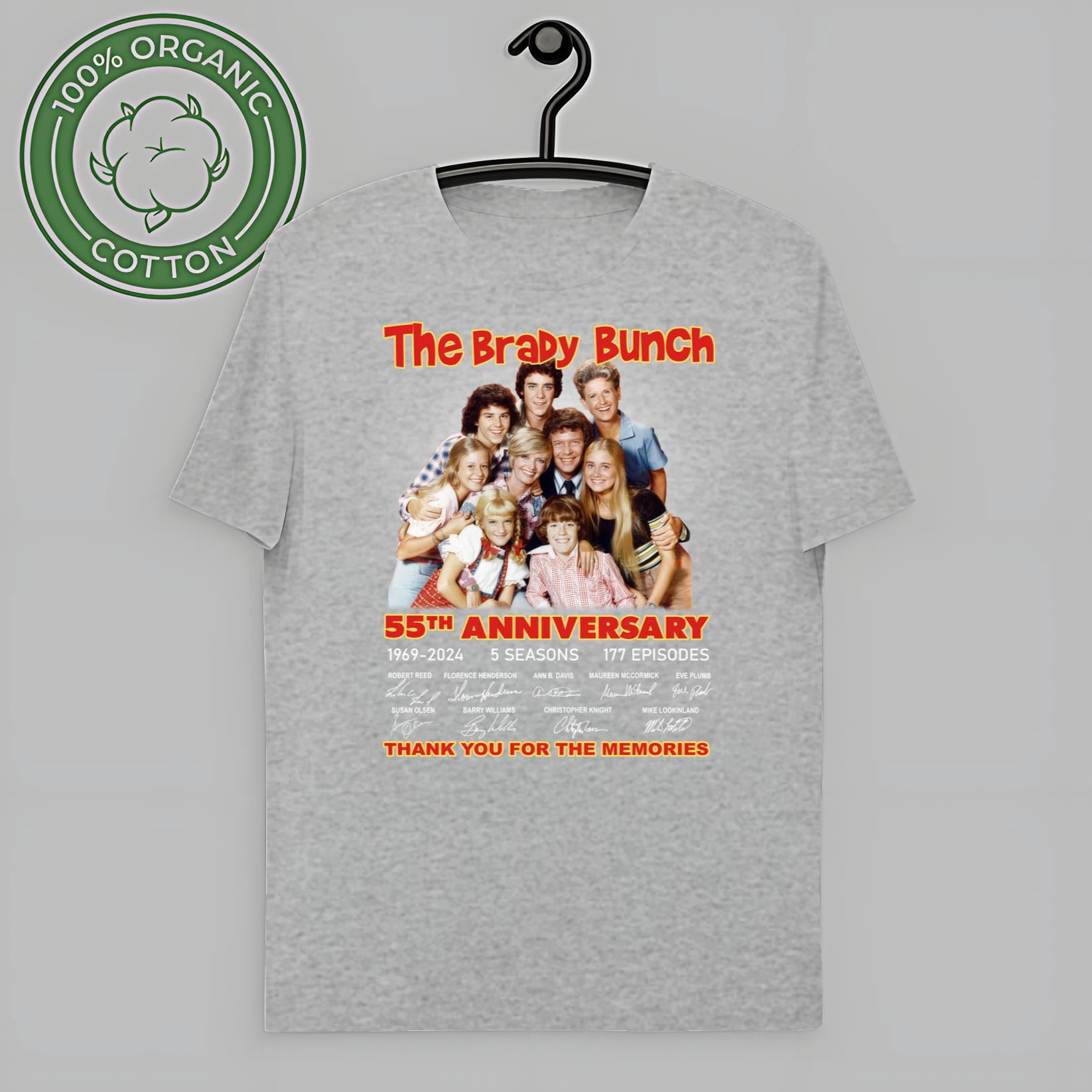 THE BRADY BUNCH 55TH ANNIVERSARY T-SHIRT 1969 – 2024 THANK YOU FOR THE ...