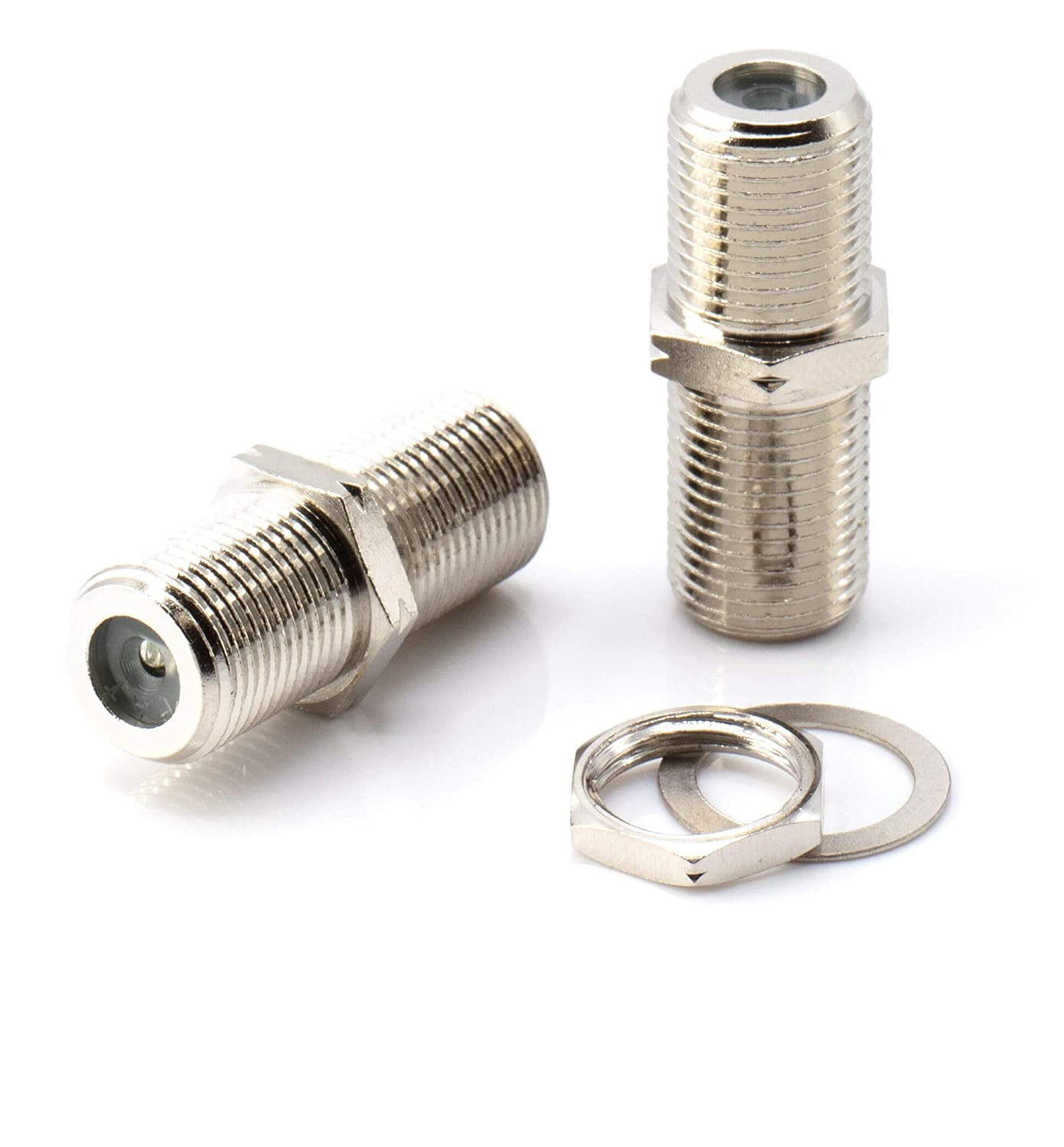 THE CIMPLE CO - Coaxial Cable Extension Adapter - 10 Pack - with Washer ...