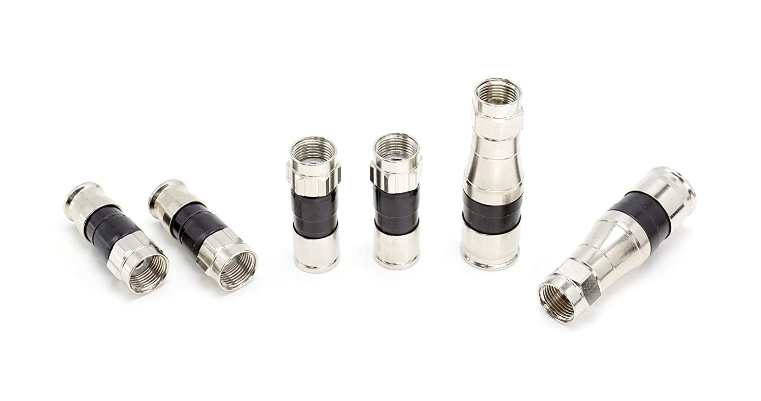 THE CIMPLE CO - Coaxial Fitting Multipack for RG59, RG6, and RG11 Coax ...