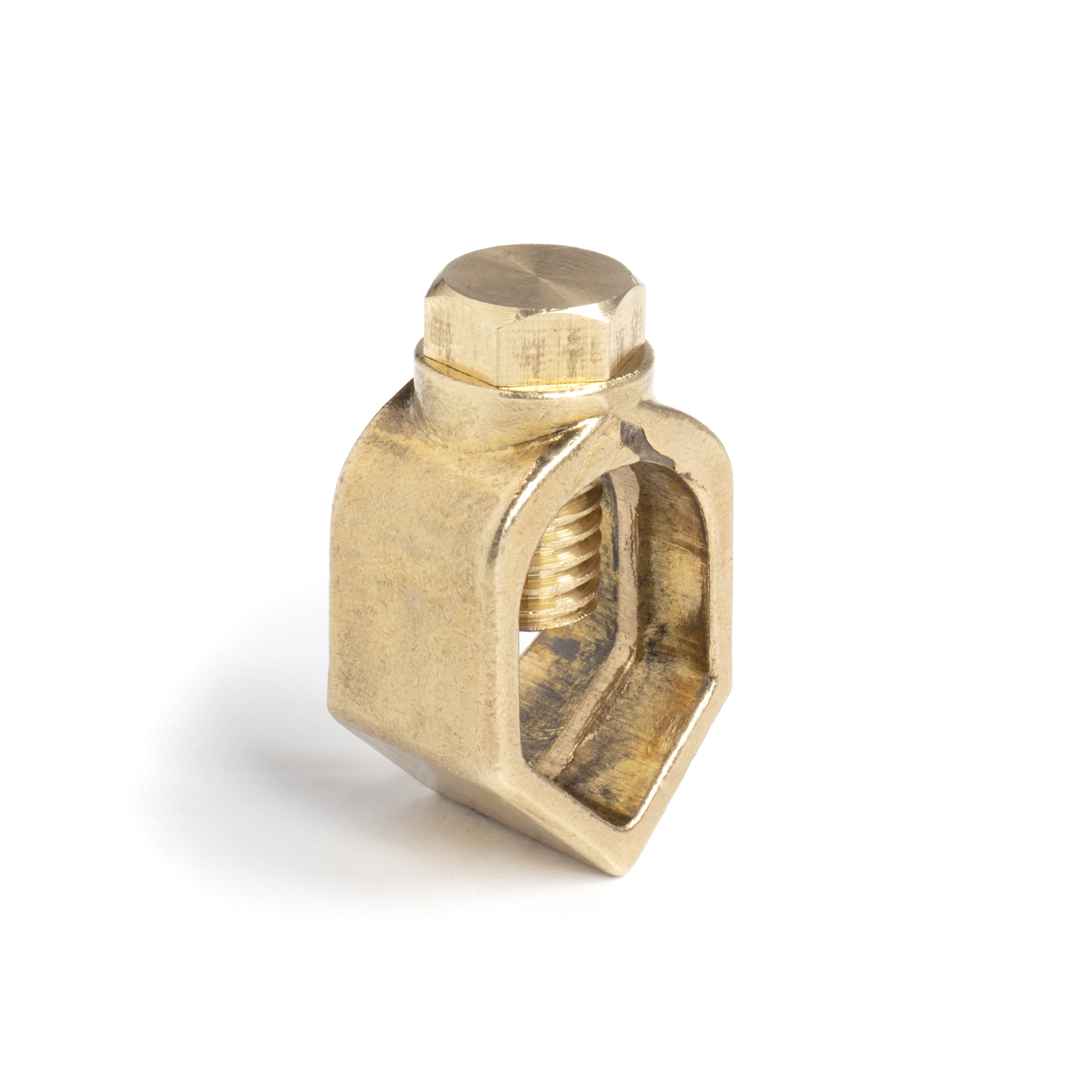 THE CIMPLE CO - Copper Grounding Rod Clamp with Screw for 5/8" Ground ...
