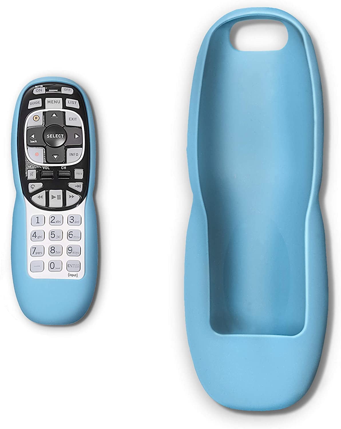 THE CIMPLE CO - Blue DirecTV Remote Control Skin - 4 Pack NonSlip TV ...