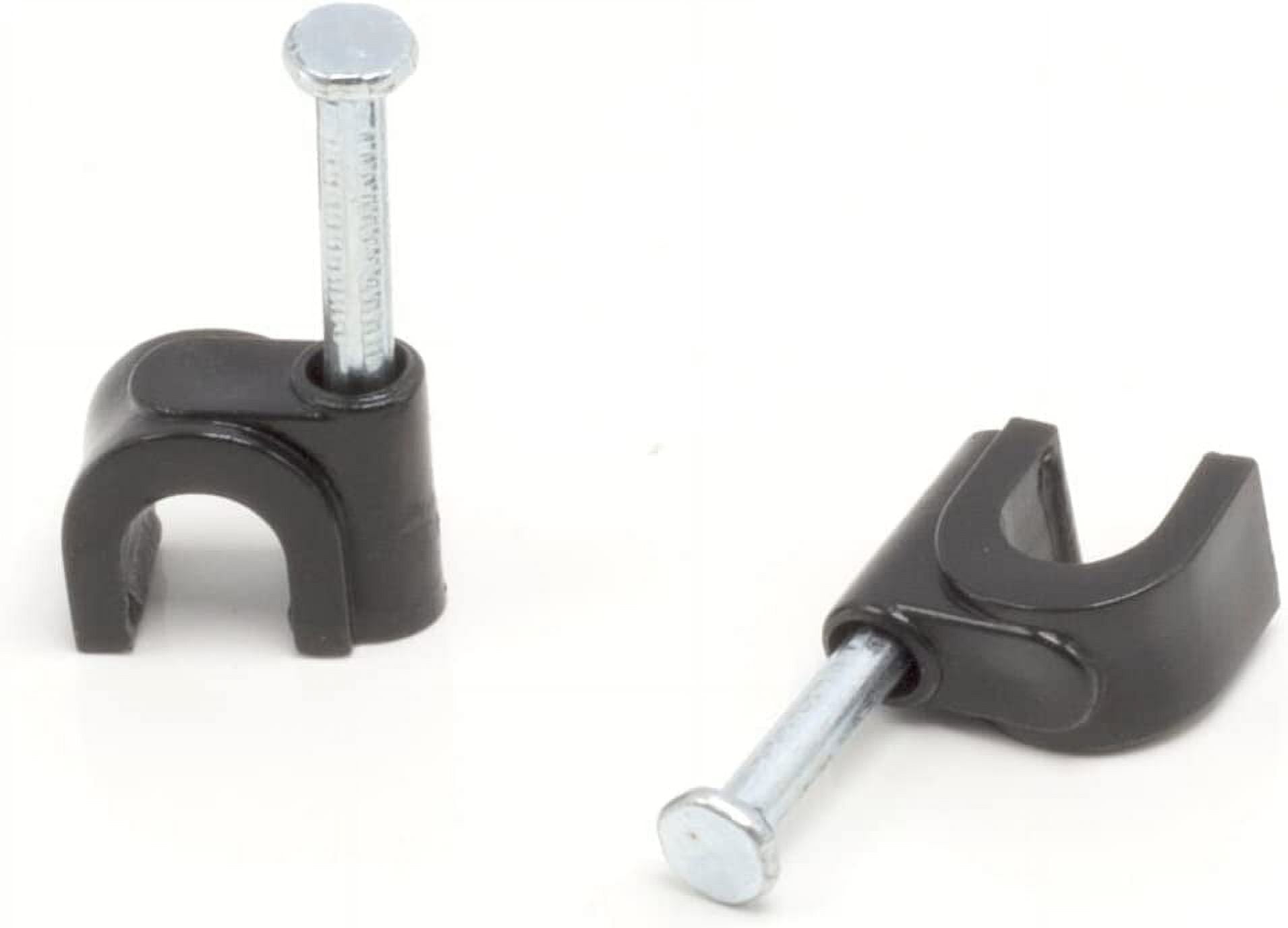THE CIMPLE CO - Electrical Wire Cable Clips - Black -50 Pieces- CATV ...