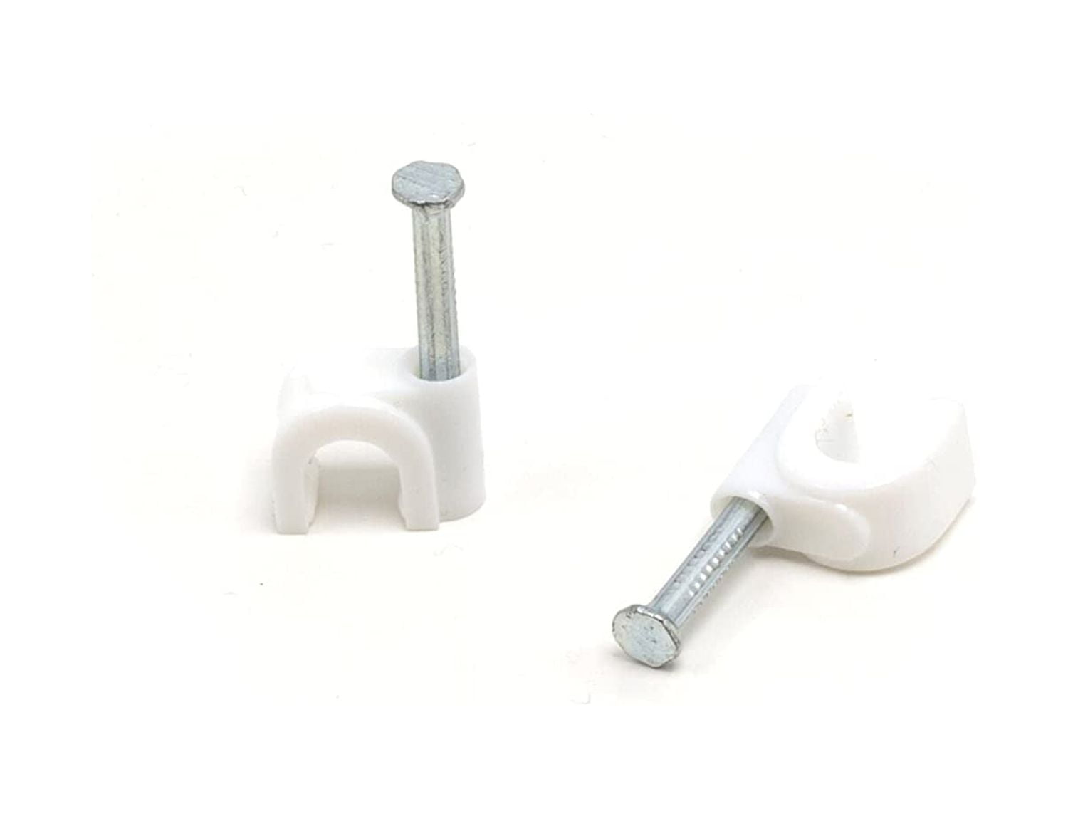 THE CIMPLE CO - Electrical Wire Cable Clips - White -50 Pieces- CATV ...