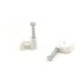 THE CIMPLE CO - Electrical Wire Cable Clips - White -50 Pieces- CATV ...
