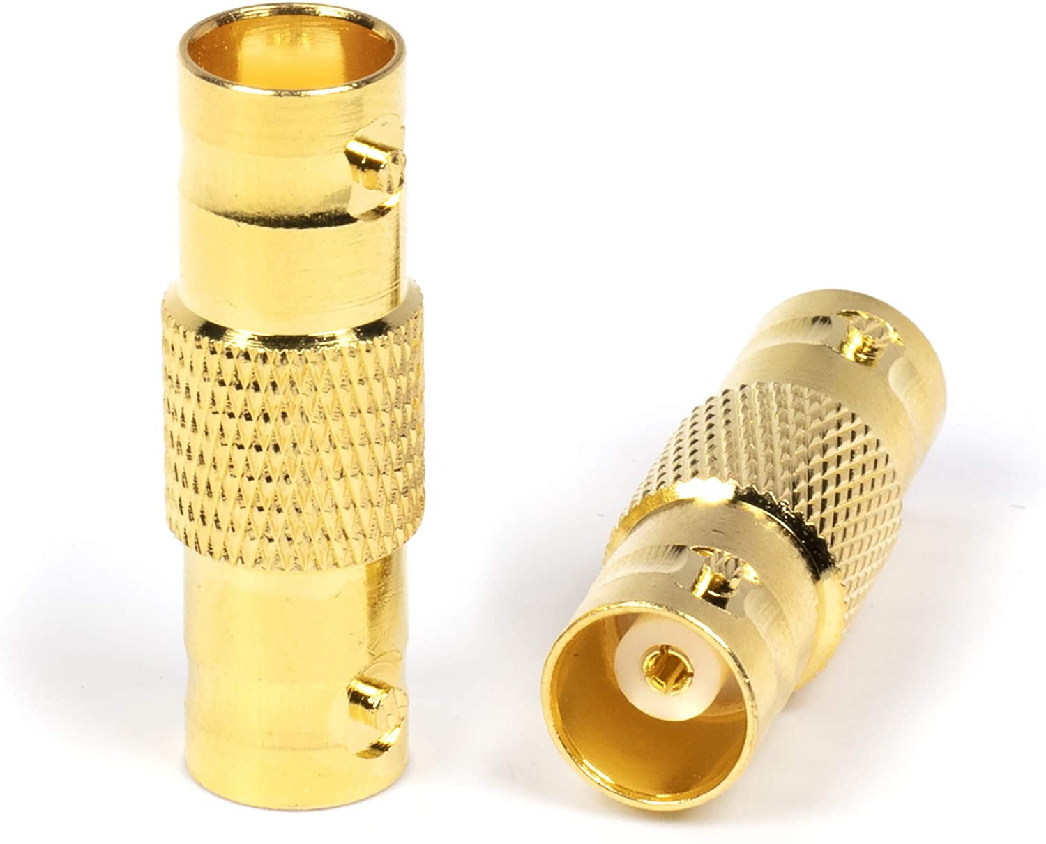 THE CIMPLE CO - Gold BNC Connector - Female to Female Adapter Coupler ...