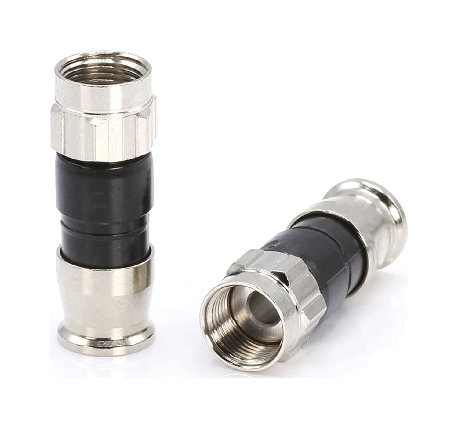 THE CIMPLE CO - RG59 Coaxial Cable Connectors - Coax Compression ...