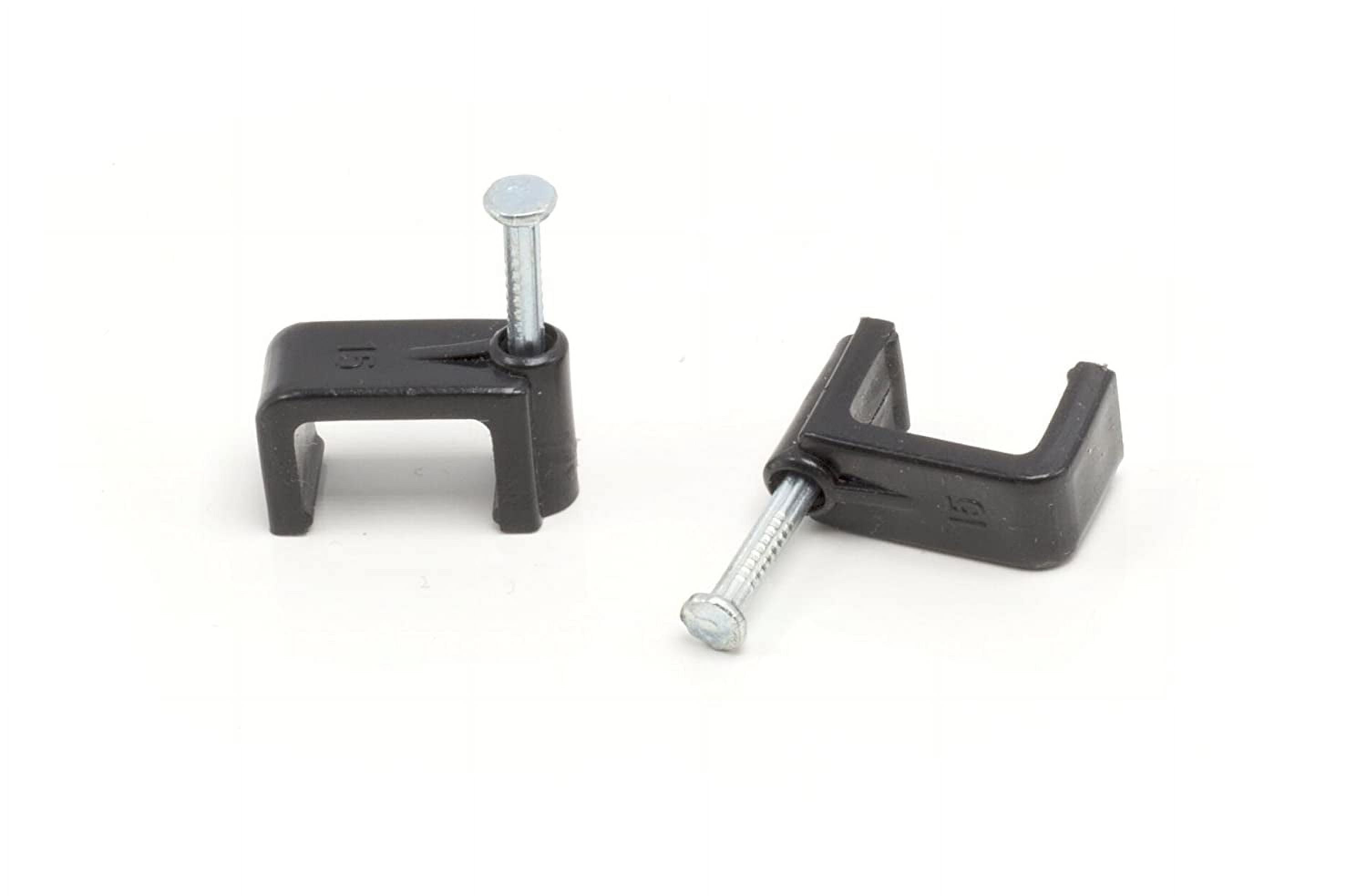 THE CIMPLE CO - RG6 Dual Coax RG6 Cable Clips - Black - 10 Pieces ...