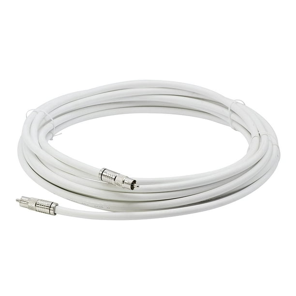 THE CIMPLE CO - White Digital Audio Coaxial Cable Subwoofer Cable - (S ...