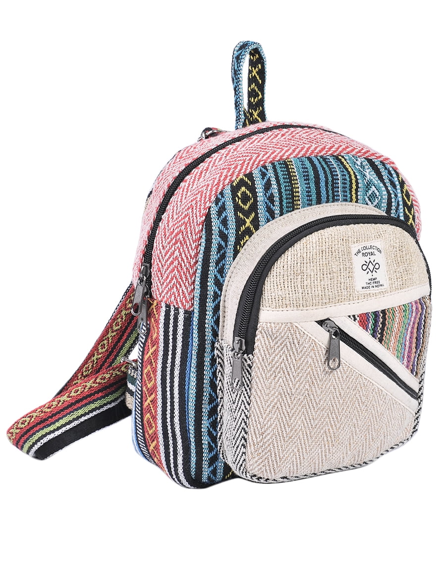 THE COLLECTION ROYAL Himalayan Hemp and Cotton Boho Bohemian Hippie Bag ...