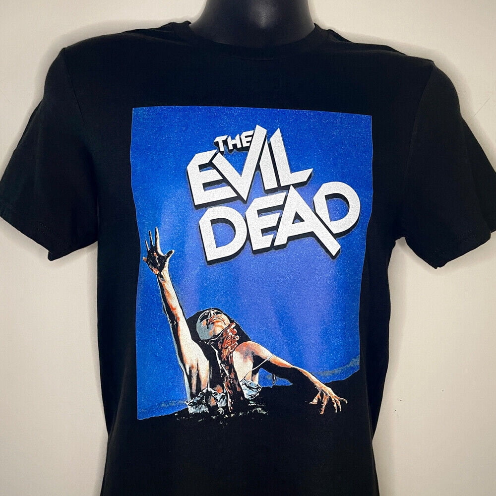 THE EVIL DEAD 80s retro movie zombie army of darkness black T-shirt ...