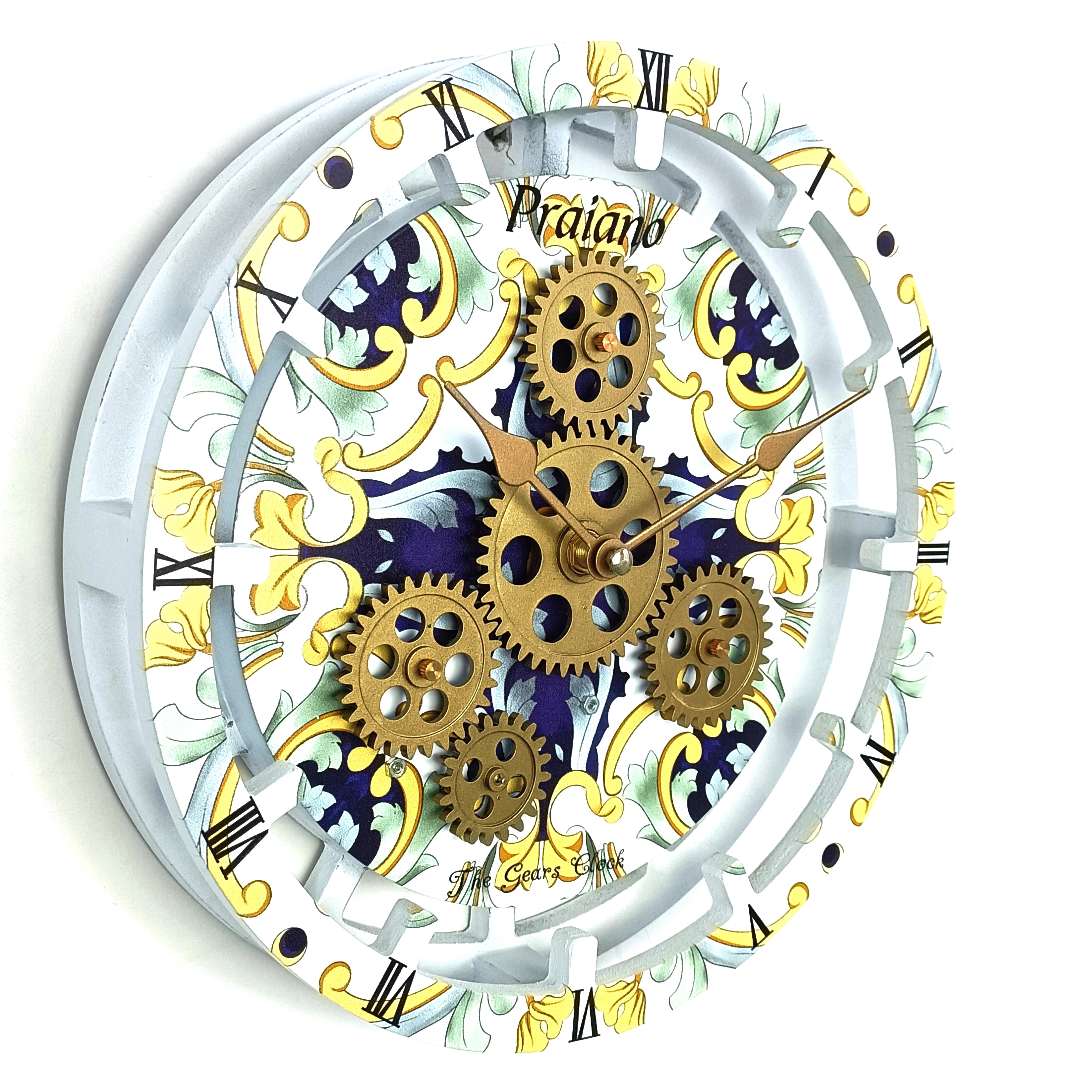 THE GEARS CLOCK Desk Clock with Real Moving Gears (wall clock)IT-LI_ 10 ...