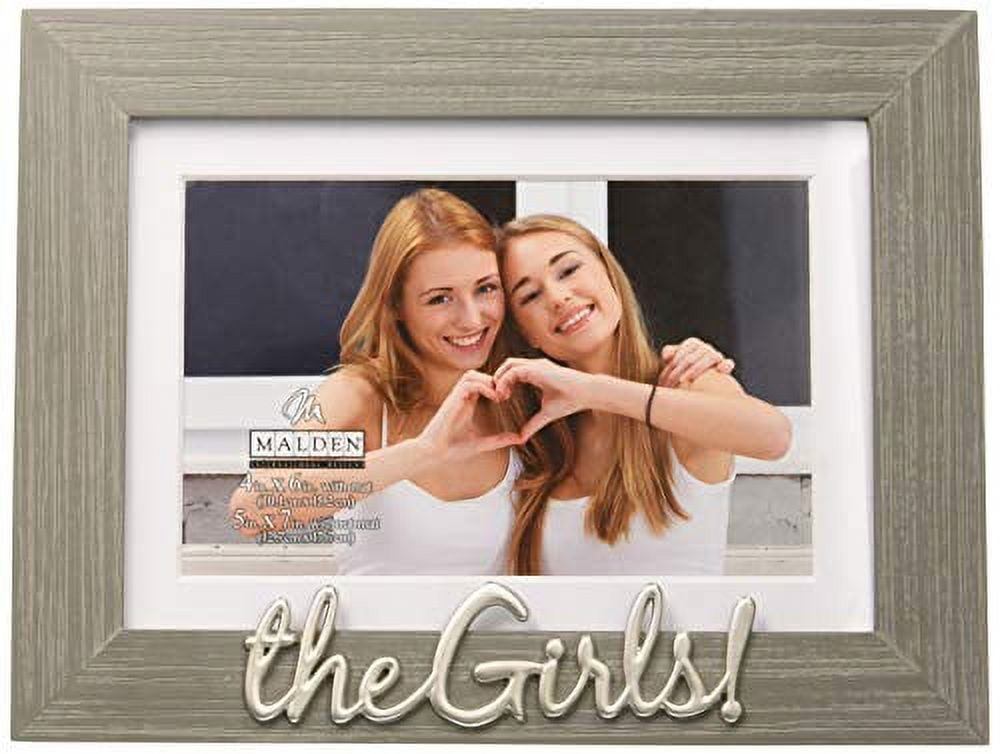 THE GIRLS 5x7 4x6 Matted Frame Captures a special moment together - 4x6 ...