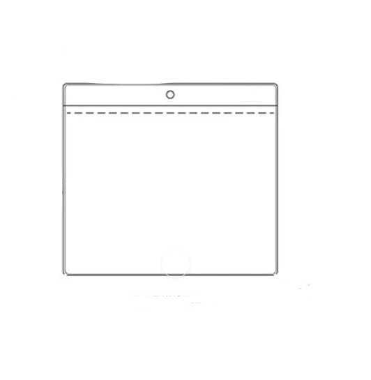 THE GLOBAL DISPLAY SOLUTION Fact tag holder | Hanging Vinyl Envelope ...