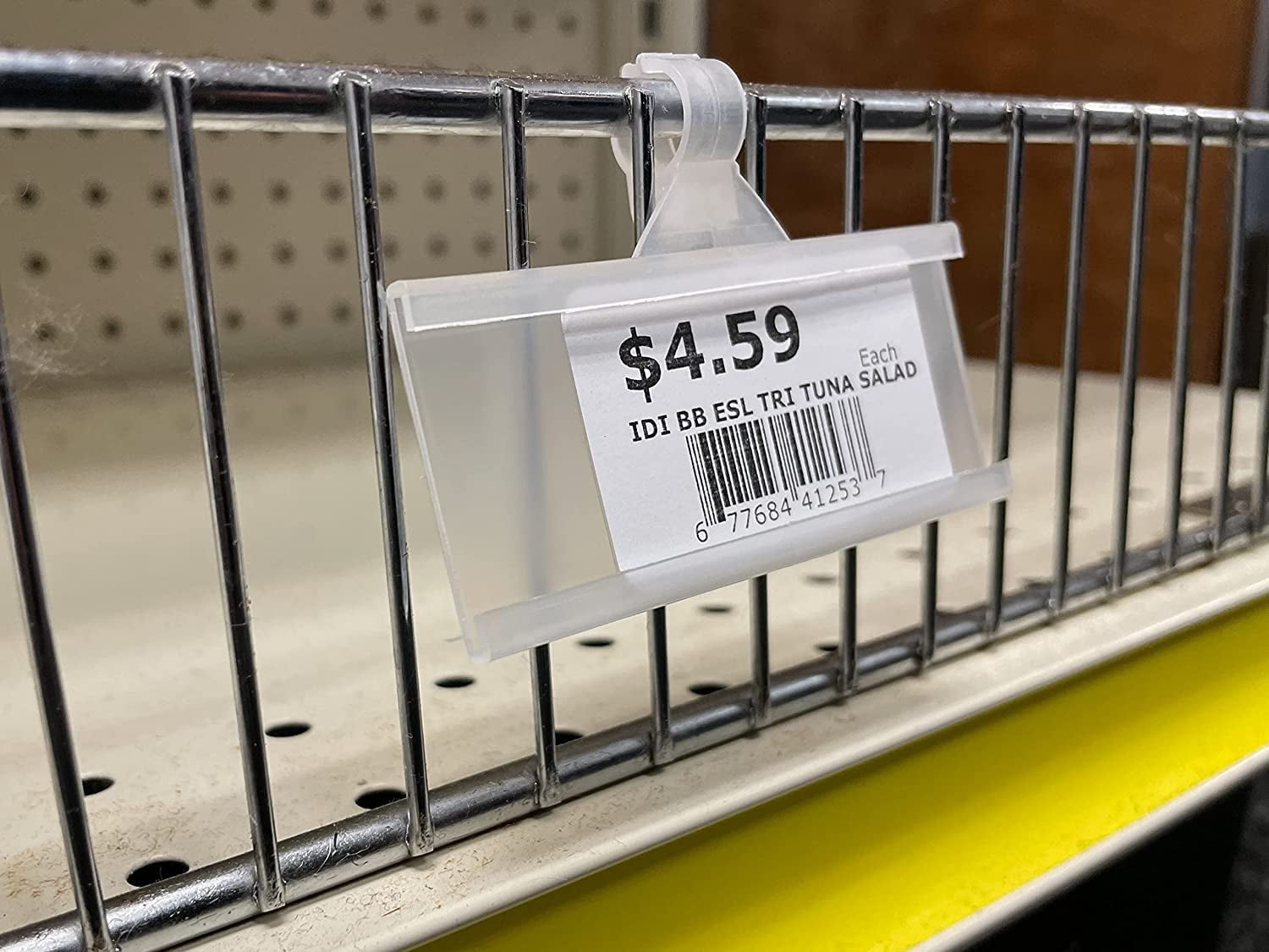 THE GLOBAL DISPLAY SOLUTION Hanging C-Channel Ticket Holder for Wire ...