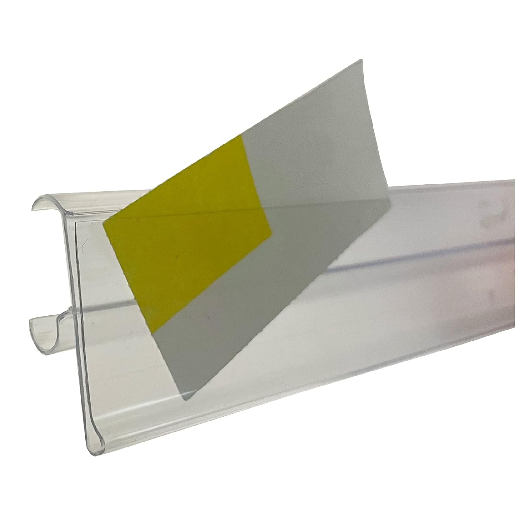 The Global Display Solution Clear Label Holders, 28" x 1.25", 50 Count ...