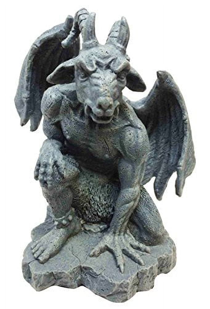 THE GUARDIAN SABBATIC WINGED GOAT GARGOYLE STATUE FIGURINE RESIN ...