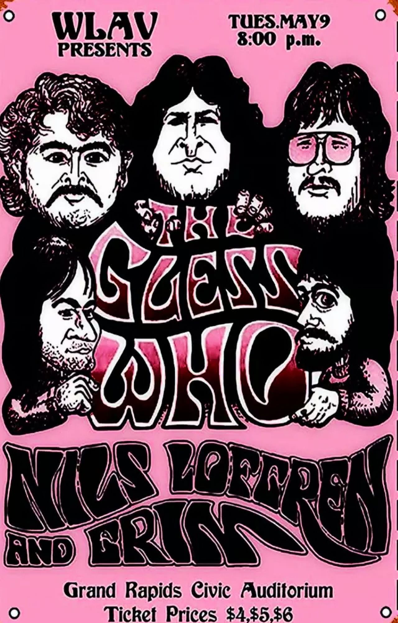 THE GUESS WHO Poster Set Wall Art Prints Overall see descriptions 24 x ...