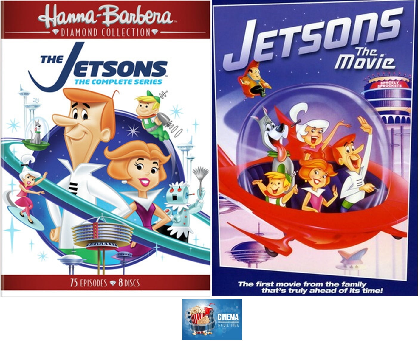 THE JETSONS COMPLETE SERIES + THE JETSONS THE MOVIE 9 DVD Set 75 ...