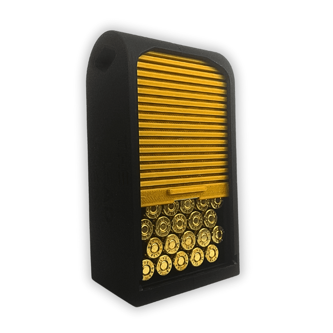 THE LEAD SHED 9mm A/mmo Storage Box, 50 Rounds Water Resistant Ammo ...