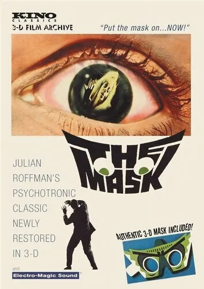 THE MASK 1961 New Sealed DVD 3D with Magic Mystic Mask aka Eyes of Hell ...