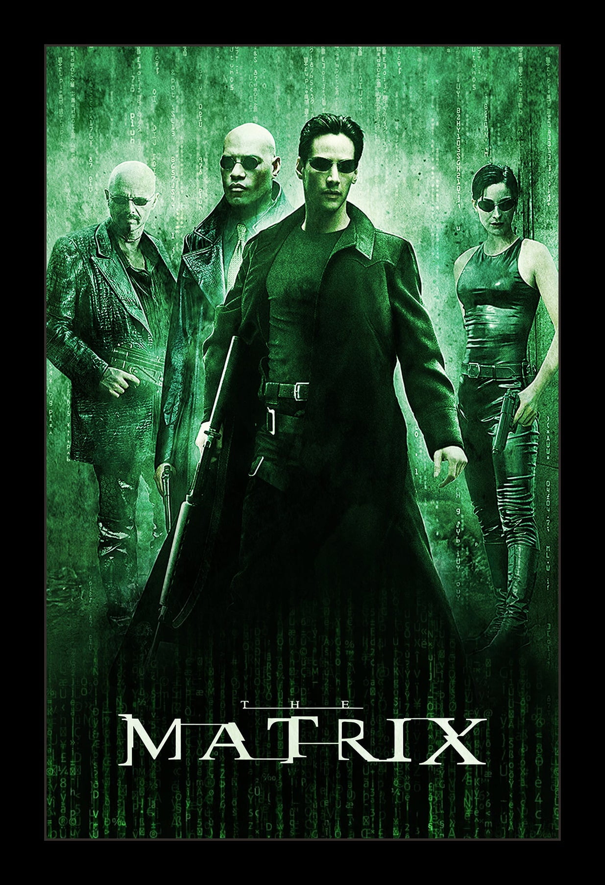 THE MATRIX - 11x17 Framed Movie Poster - Walmart.com