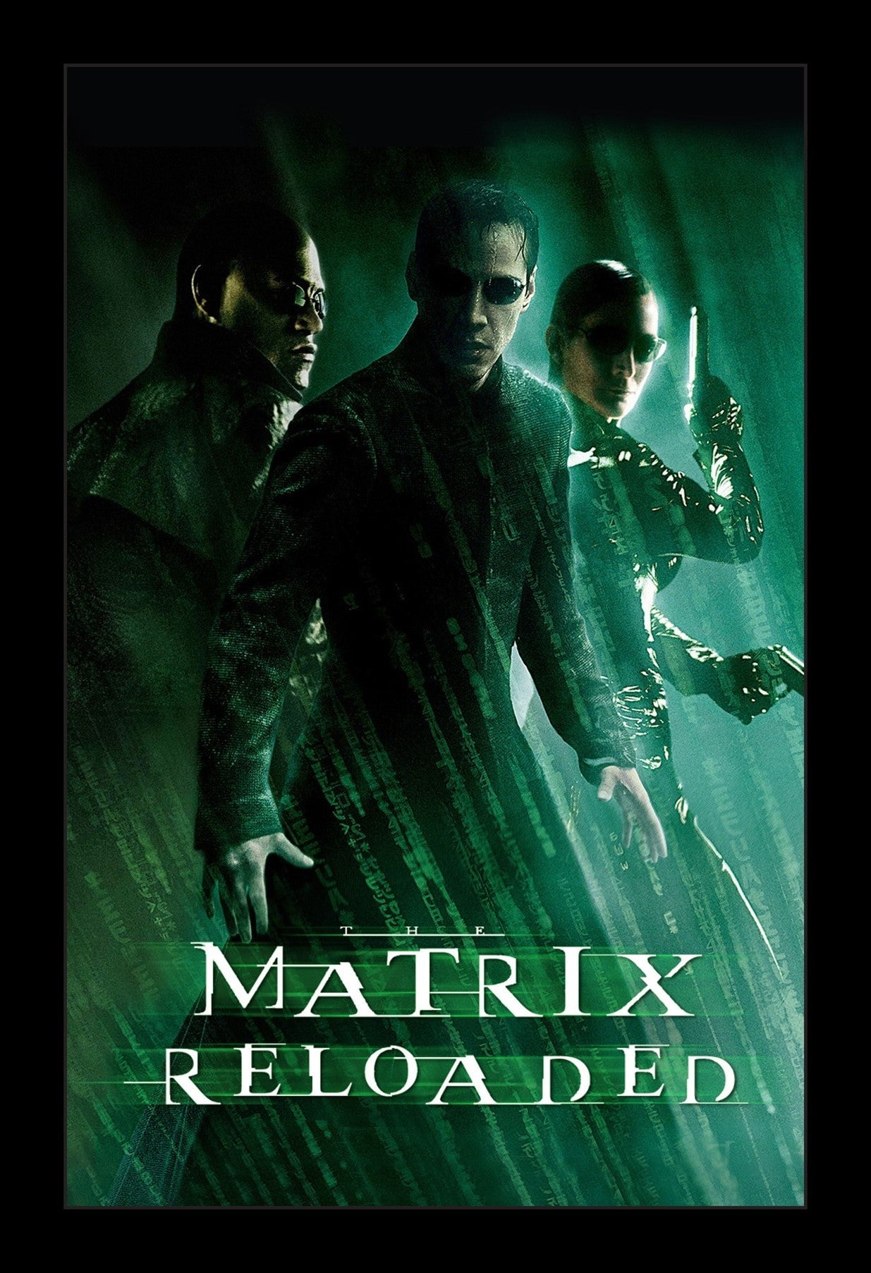 THE MATRIX RELOADED - 11x17 Framed Movie Poster - Walmart.com