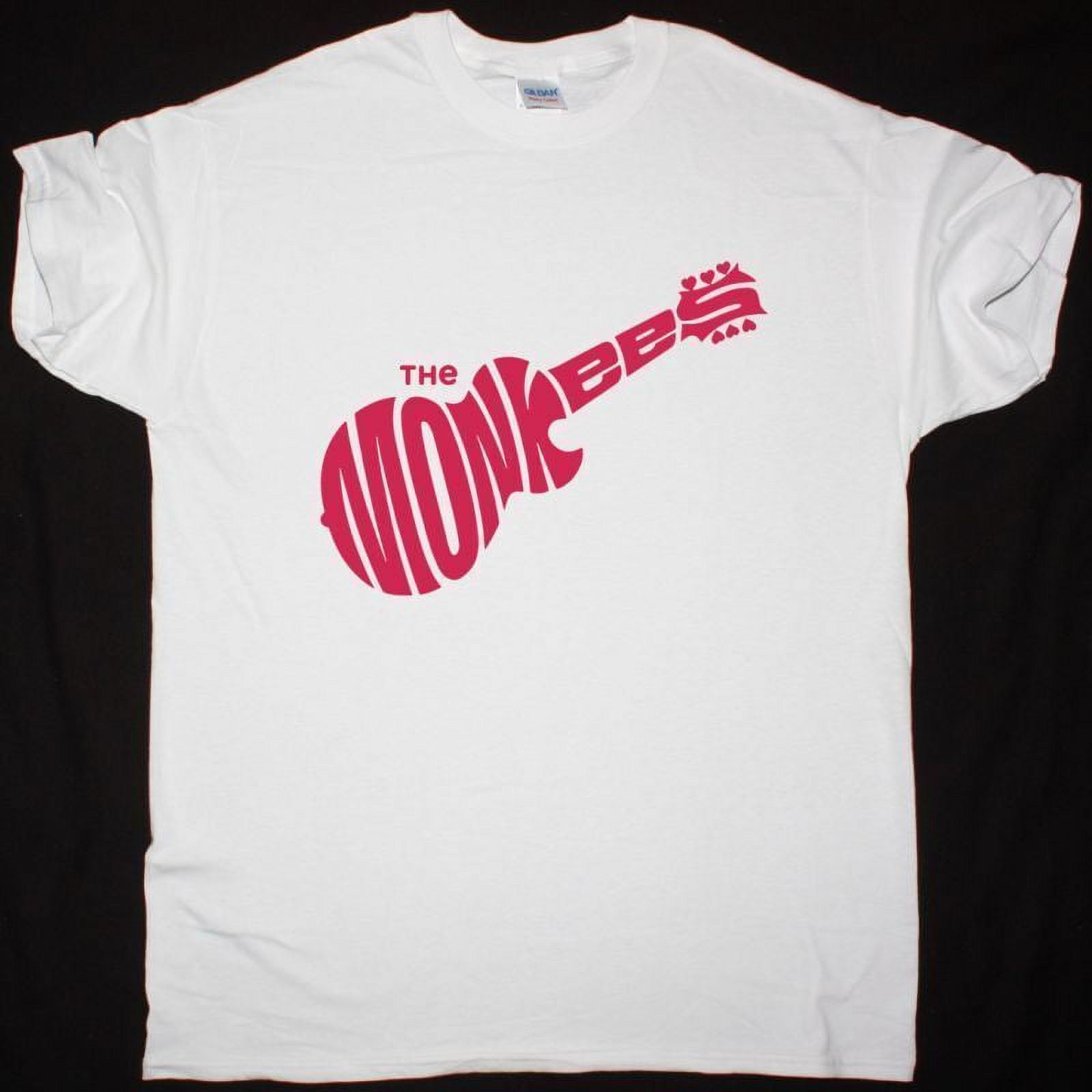 THE MONKEES LOGO NEW WHITE T SHIRT - Walmart.com