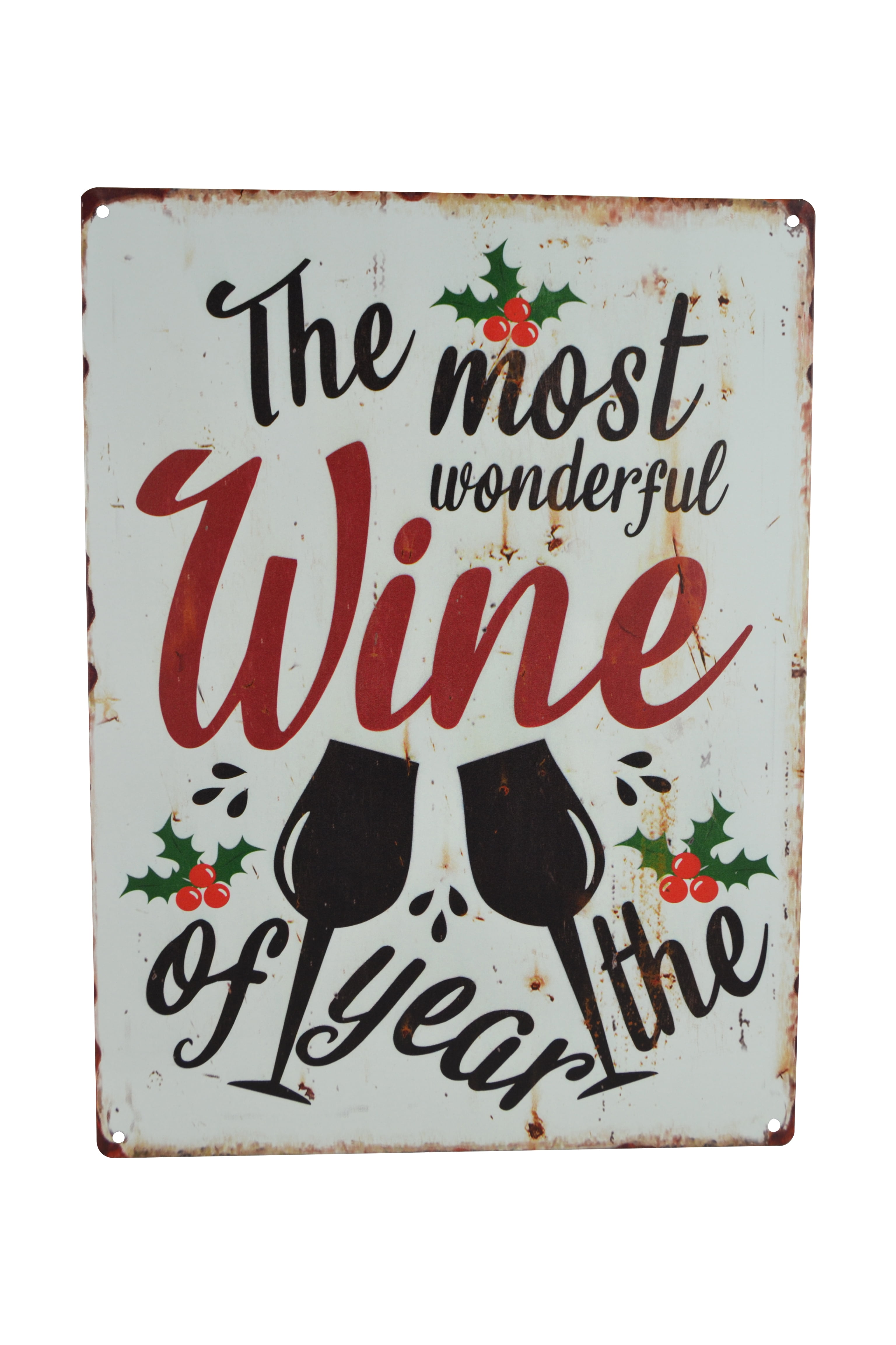 THE MOST WONDERFUL WINE Metal Wine Sign - Walmart.com