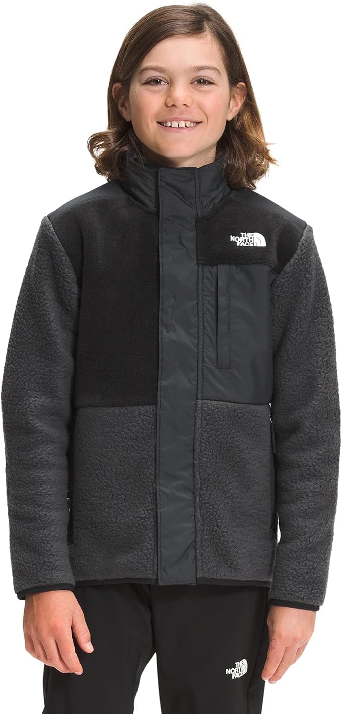 THE NORTH FACE Boys' Forrest Mixed-Media Full Zip Fleece Jacket ...