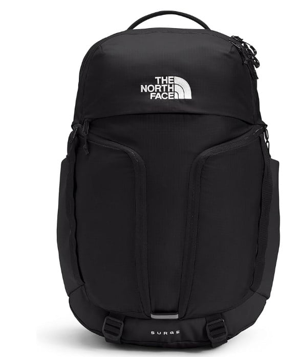 The North Face Surge Commuter Laptop Backpack, TNF Black/TNF Black, One ...