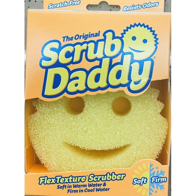 THE ORIGINAL Scrub Daddy Non-Scratch FlexTexture Dish Sponge YELLOW ...