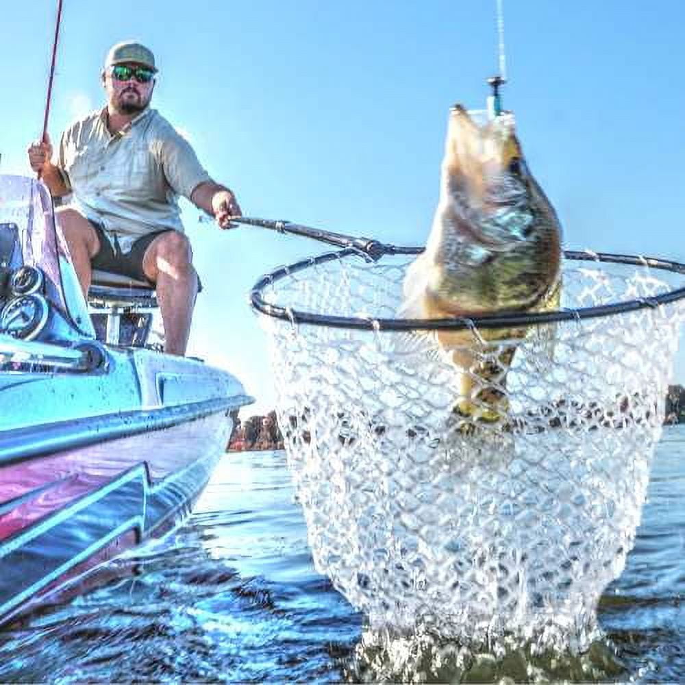 OTH Fishing Outlaw Landing Net for Big Crappie Fish, 6'-12' Adjustable ...