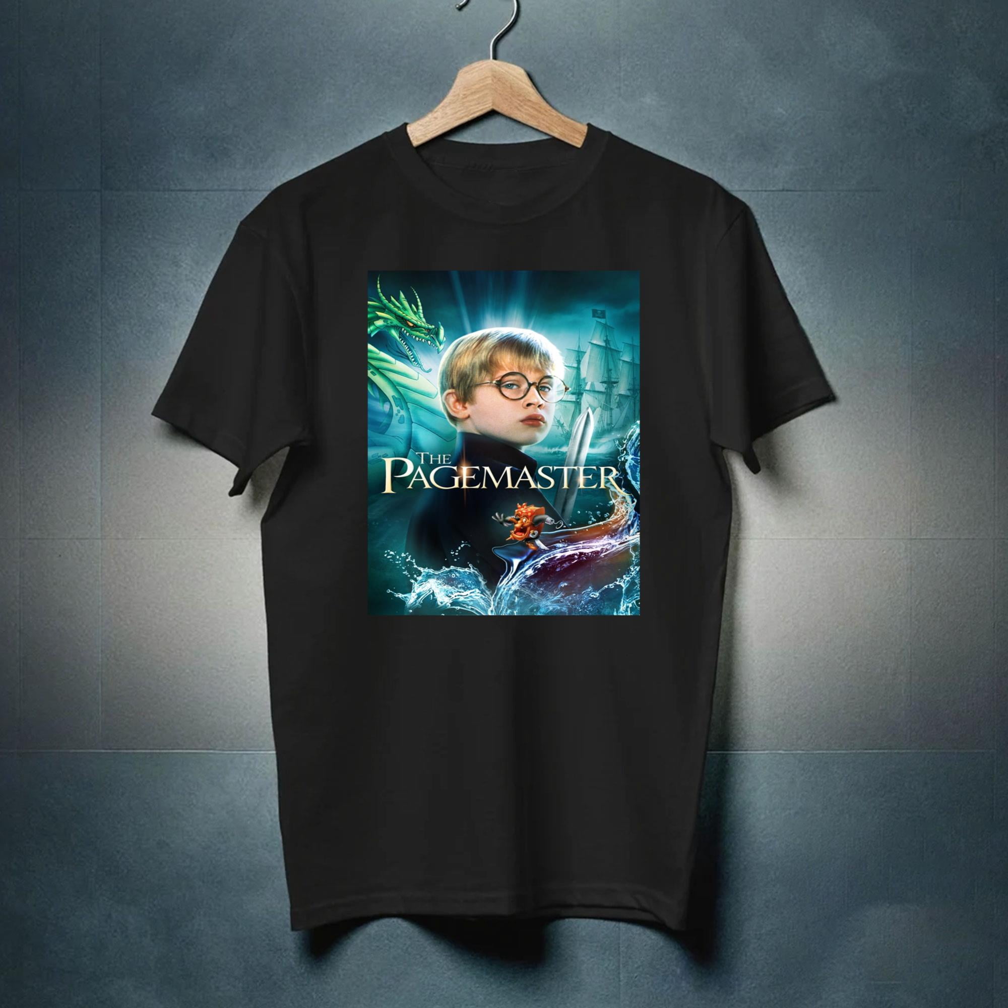 THE PAGEMASTER T SHIRT 4k bluray dvd cover poster tee SMALL MEDIUM ...