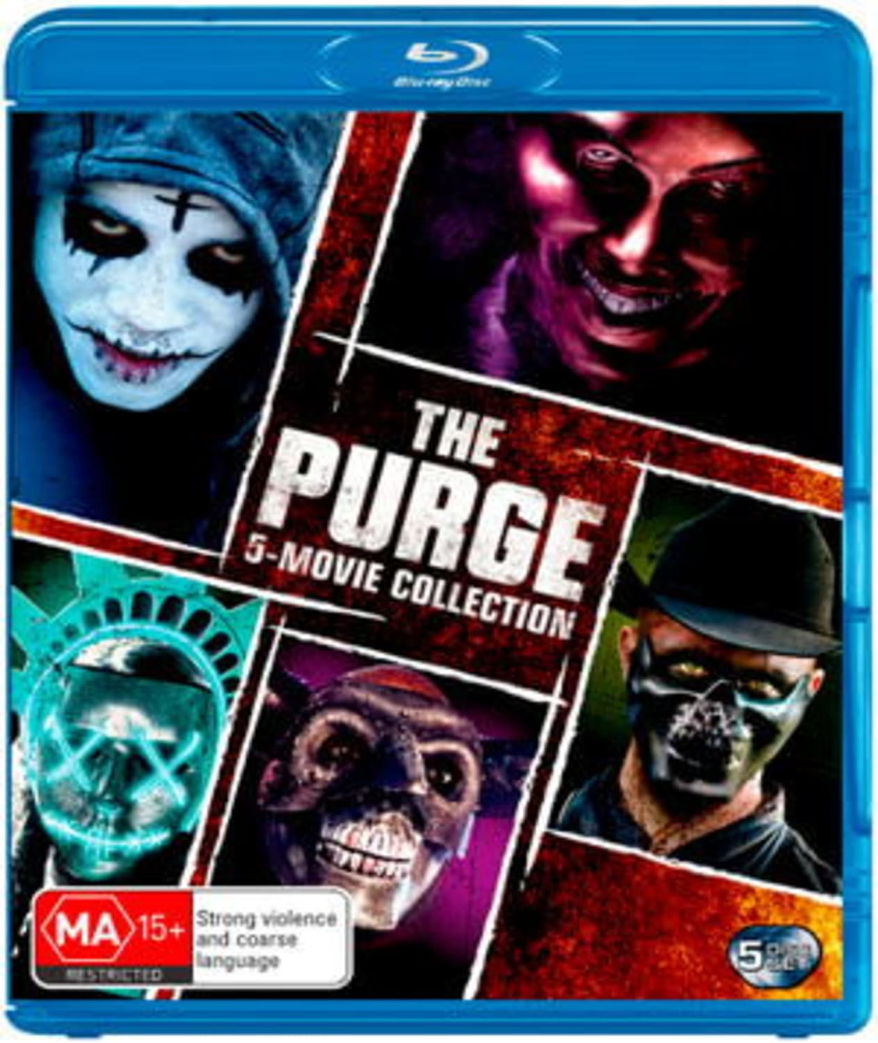 THE PURGE: 5 MOVIE COLLECTION - THE PURGE / THE PURGE: ANARCHY / THE ...